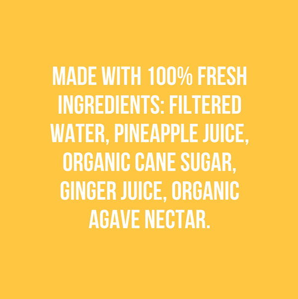 Pineapple & Ginger Root - 64 oz Single Bottle - Fresh Victor