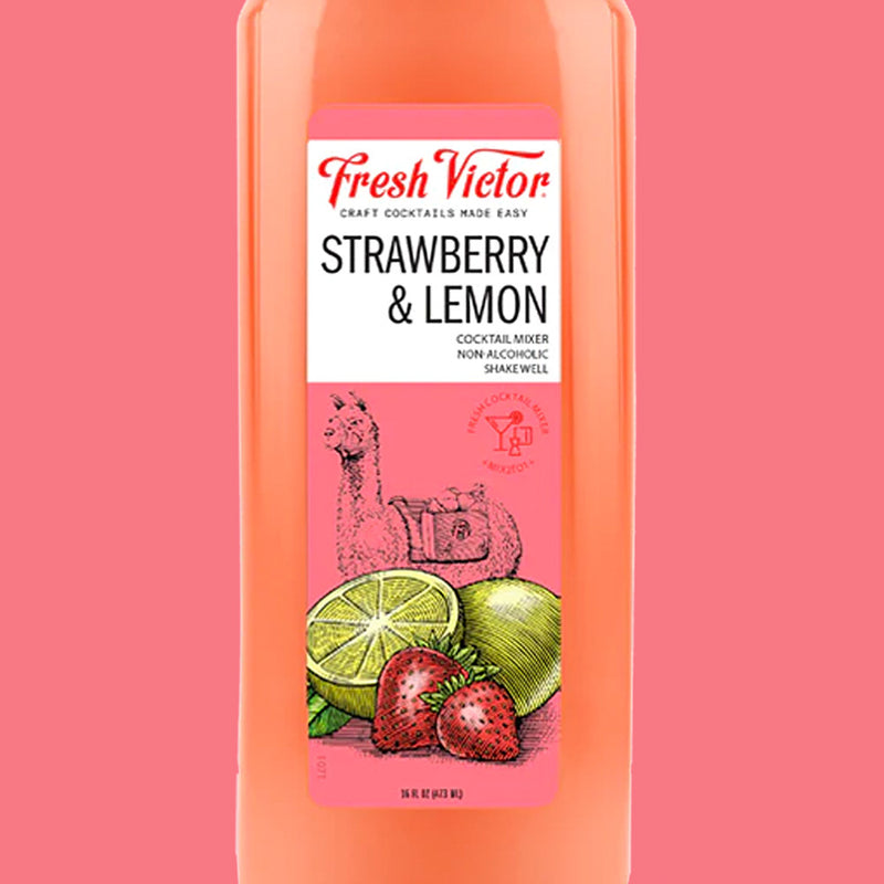 Strawberry & Lemon - 16 oz Single Bottle - Fresh Victor